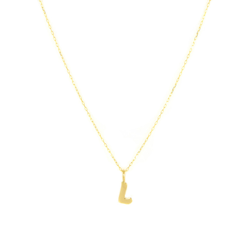 Inicial oro 18 kts letra L